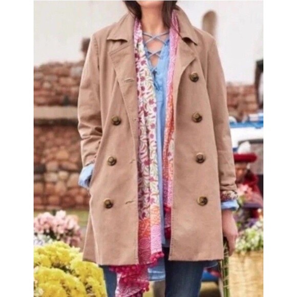 Sundance | Jackets & Coats | Sundance M Trench Pea Coat Double Breasted ...
